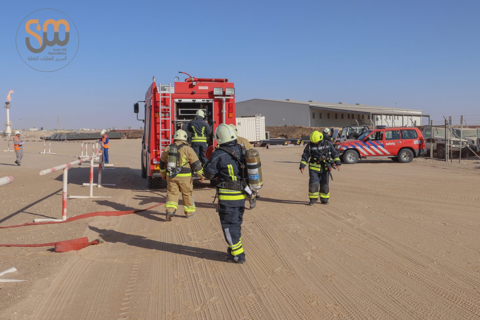 Successful Fire Drill simulation in Jakhira Field - Sarir Oil Operations