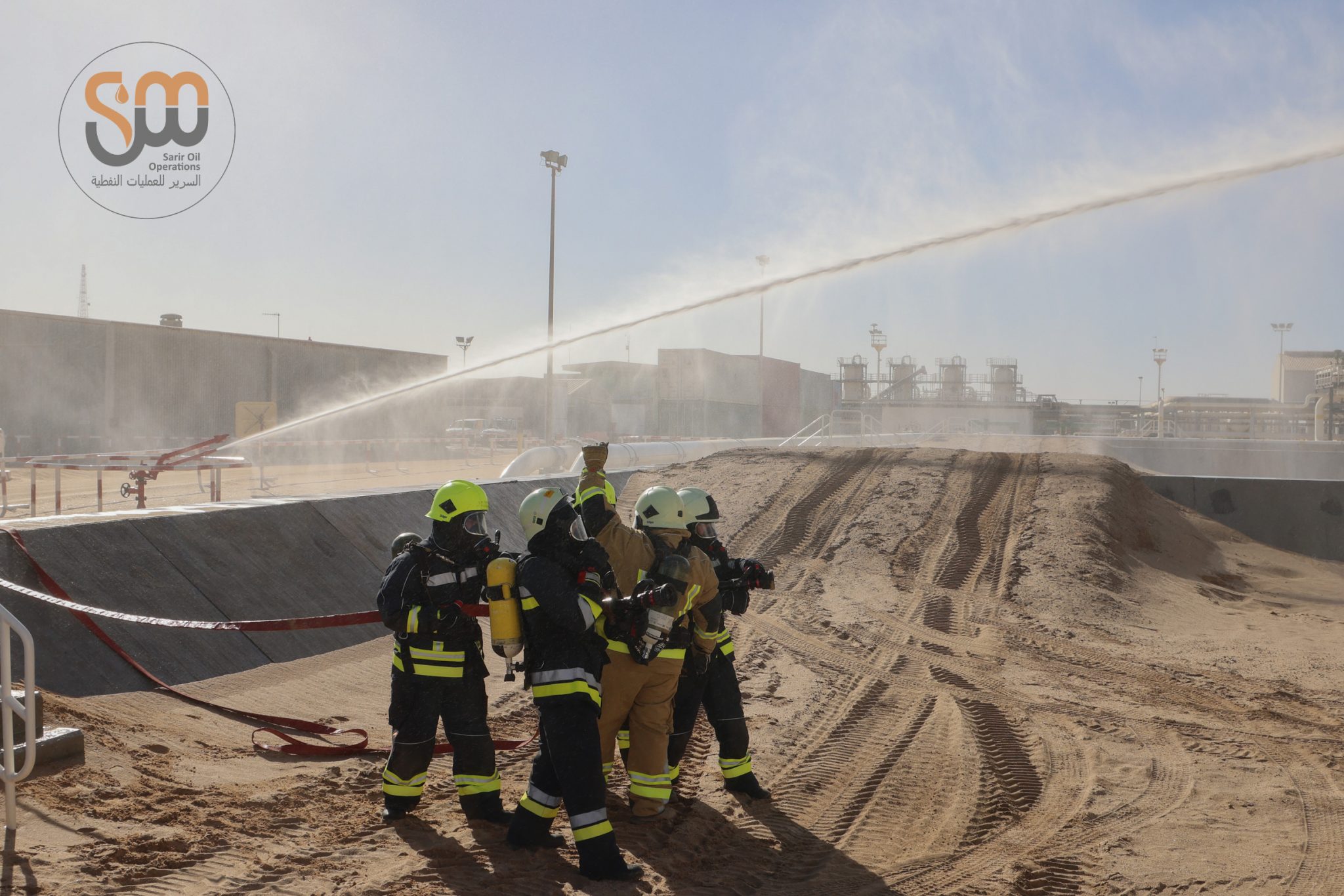 Successful Fire Drill simulation in Jakhira Field - Sarir Oil Operations
