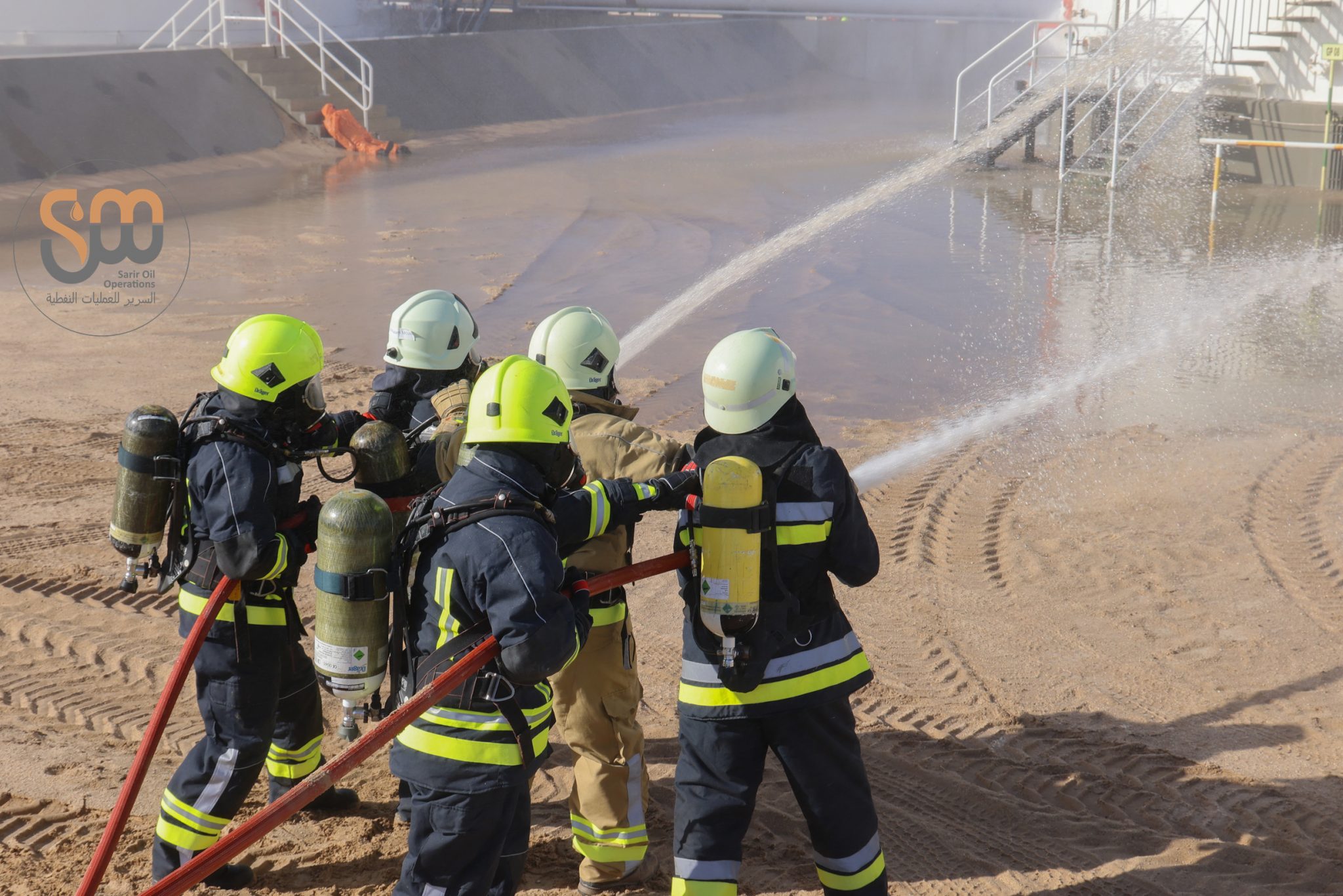 Successful Fire Drill simulation in Jakhira Field - Sarir Oil Operations