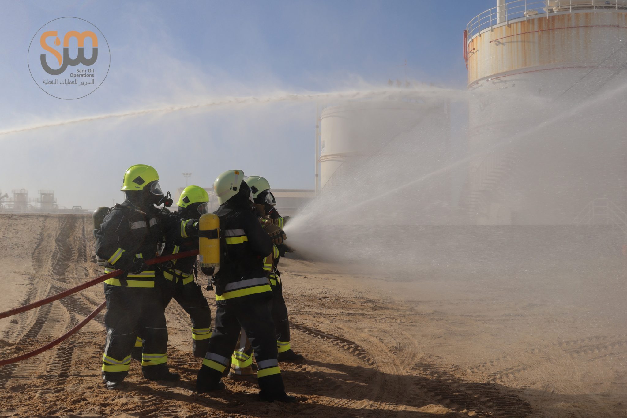 Successful Fire Drill simulation in Jakhira Field - Sarir Oil Operations