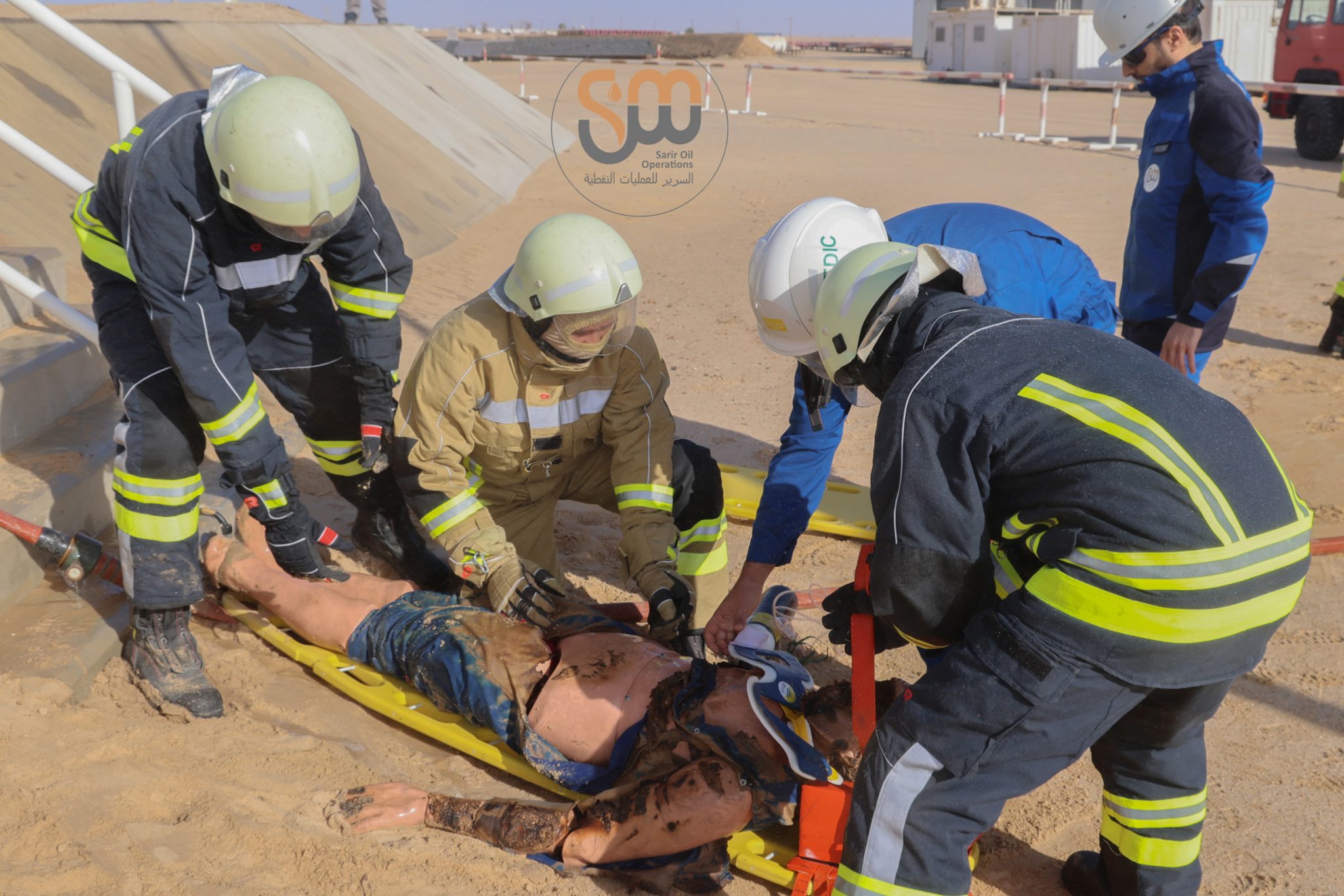 Successful Fire Drill simulation in Jakhira Field - Sarir Oil Operations