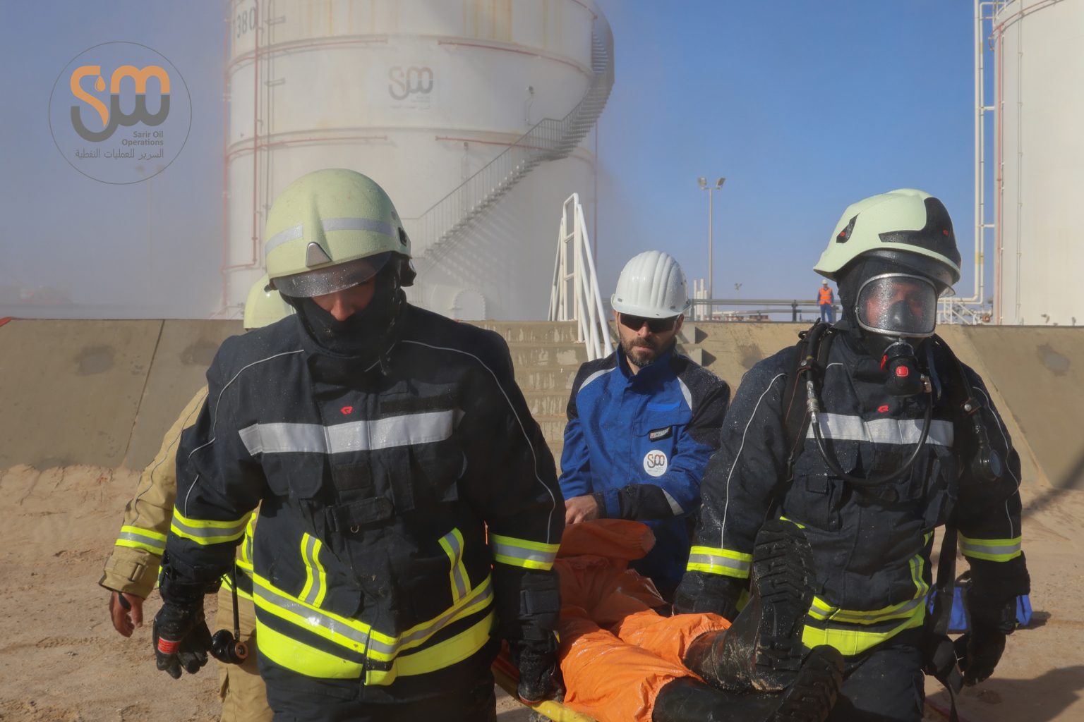 Successful Fire Drill simulation in Jakhira Field - Sarir Oil Operations