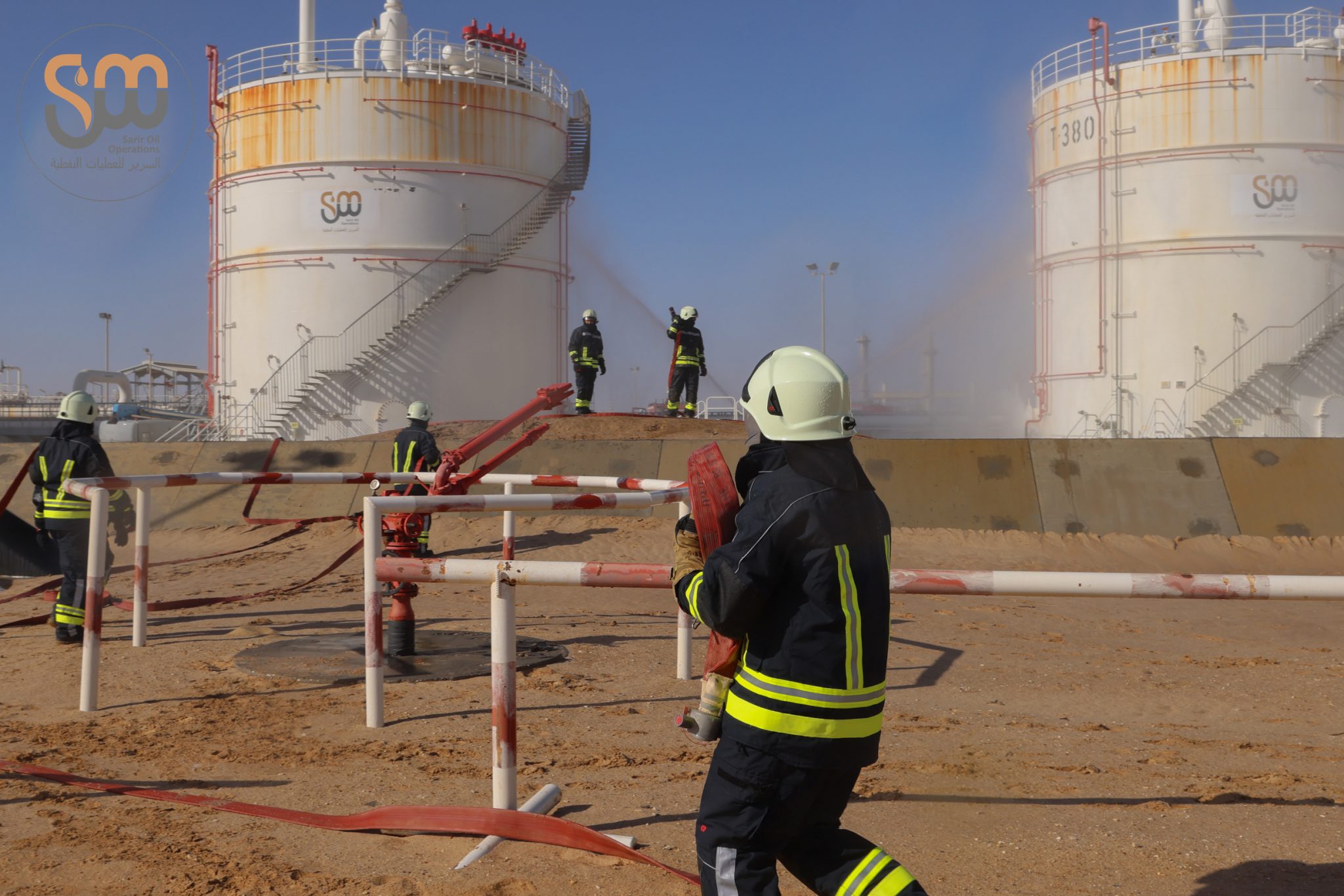 Successful Fire Drill simulation in Jakhira Field - Sarir Oil Operations