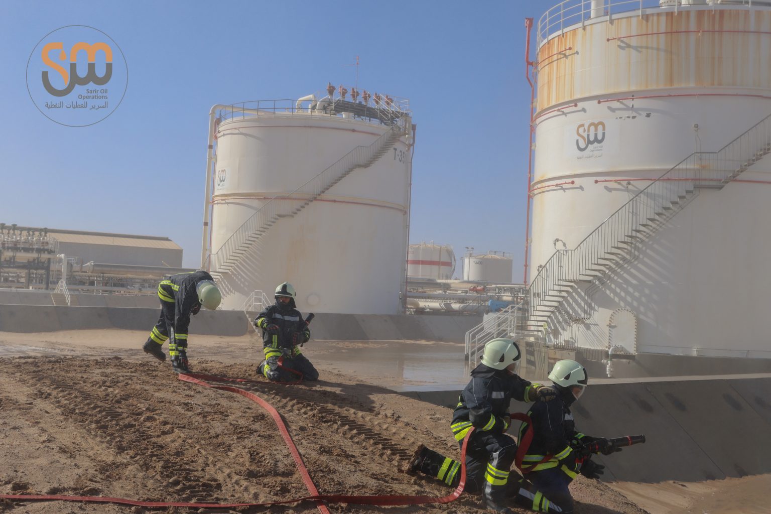 Successful Fire Drill simulation in Jakhira Field - Sarir Oil Operations